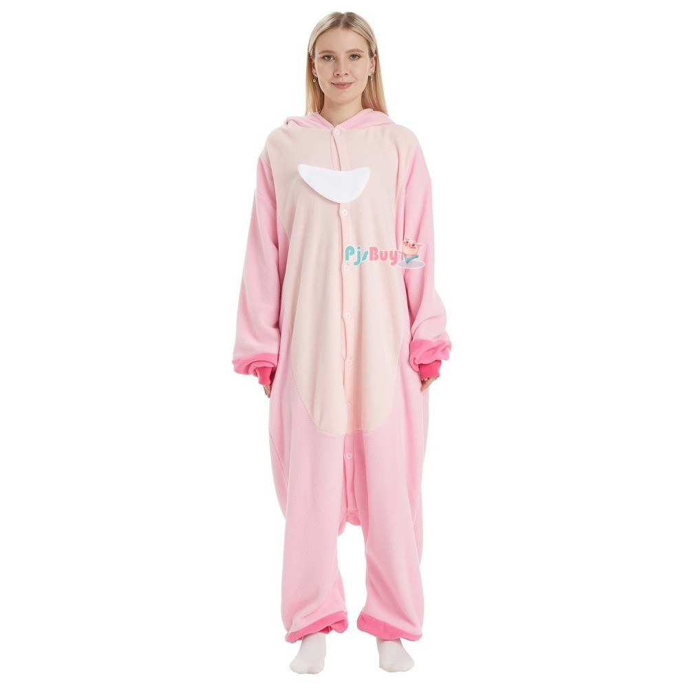Pink Stitch Angel Onesie for Adult Cute Halloween Costume Party Outfit ...