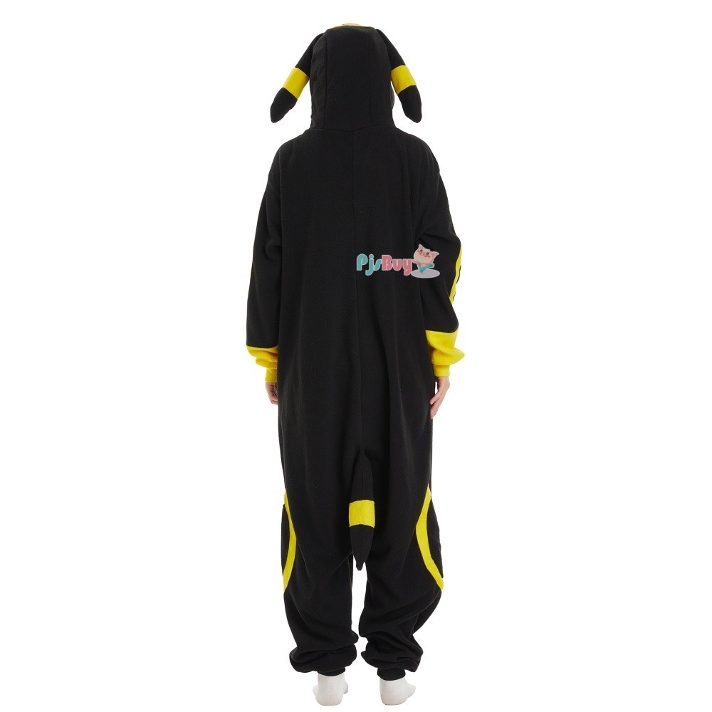 Umbreon Onesie for Adult Evolutions Halloween Costume Party Outfit - Pjsbuy