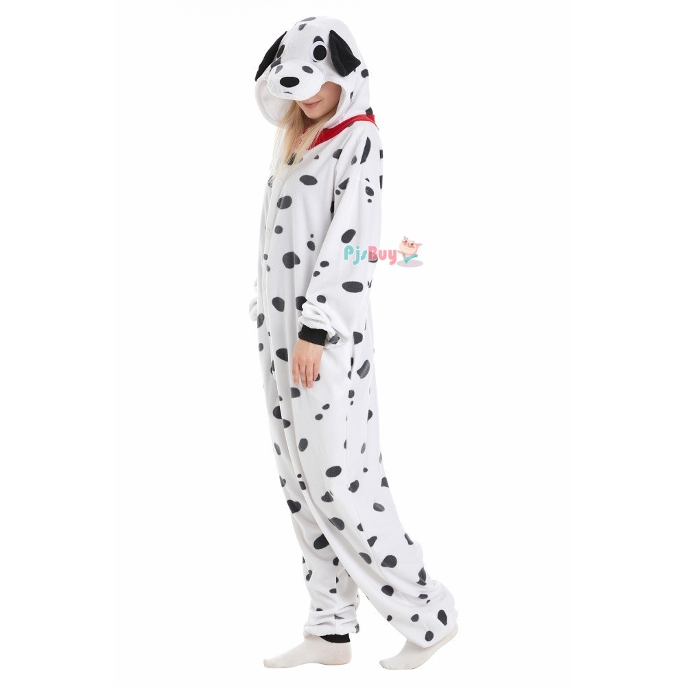 Dalmatiandog Onesie for Human Cute Halloween Costume Party Outfit - Pjsbuy