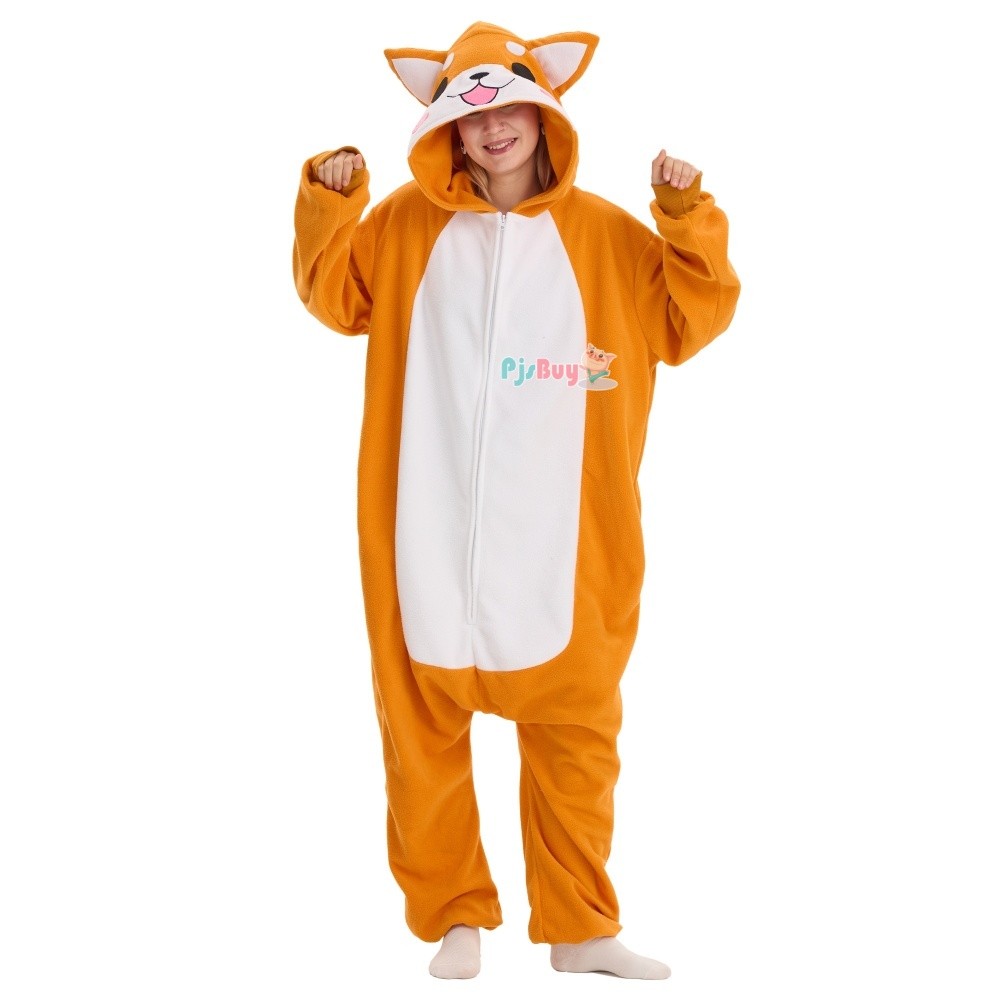 Shiba Inudog Onesie for Human Cute Halloween Costume Party Outfit - Pjsbuy