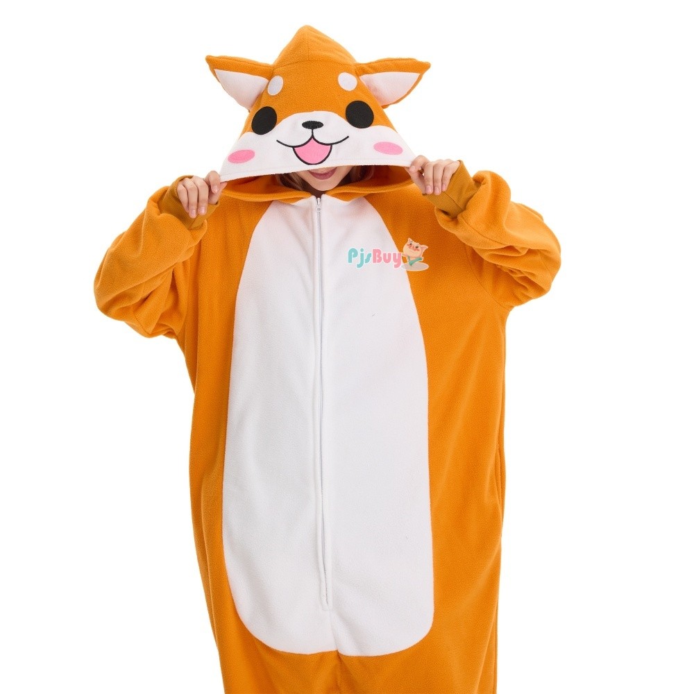 Shiba Inudog Onesie for Human Cute Halloween Costume Party Outfit - Pjsbuy