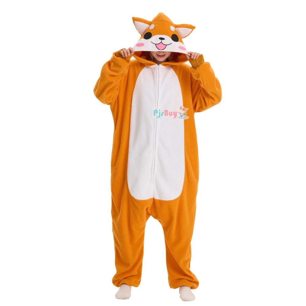Shiba Inudog Onesie for Human Cute Halloween Costume Party Outfit - Pjsbuy