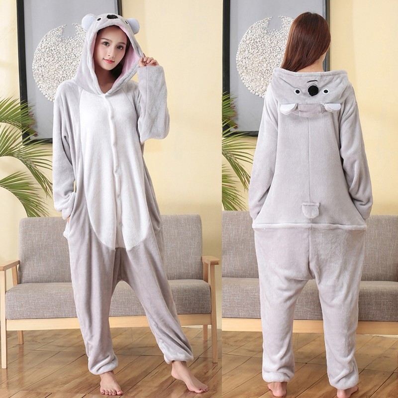 Koala Onesie Pajamas: Buy Adult Animal Onesies On Pjsbuy